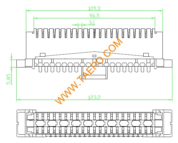 10 pair Krone LSA plus disconnection module - taepo.com