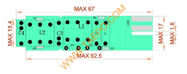 MDF splitter ADSL2+ over POTS for LSA module - taepo.com