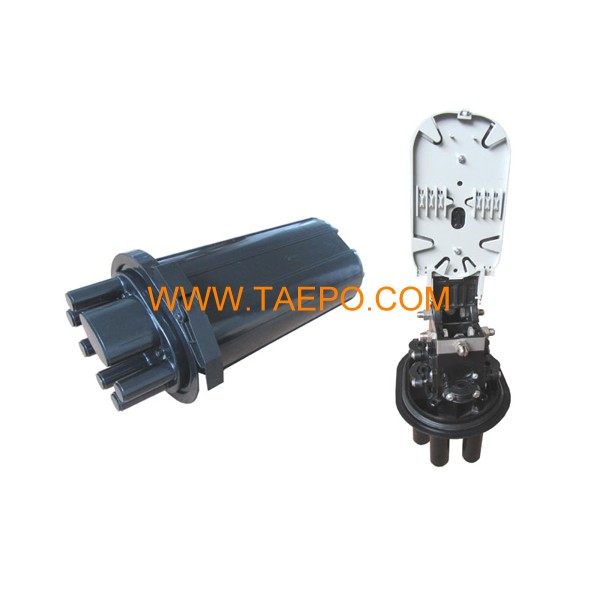 12 fibers vertical type heat shrink sealing Fiber optic splice closure ...