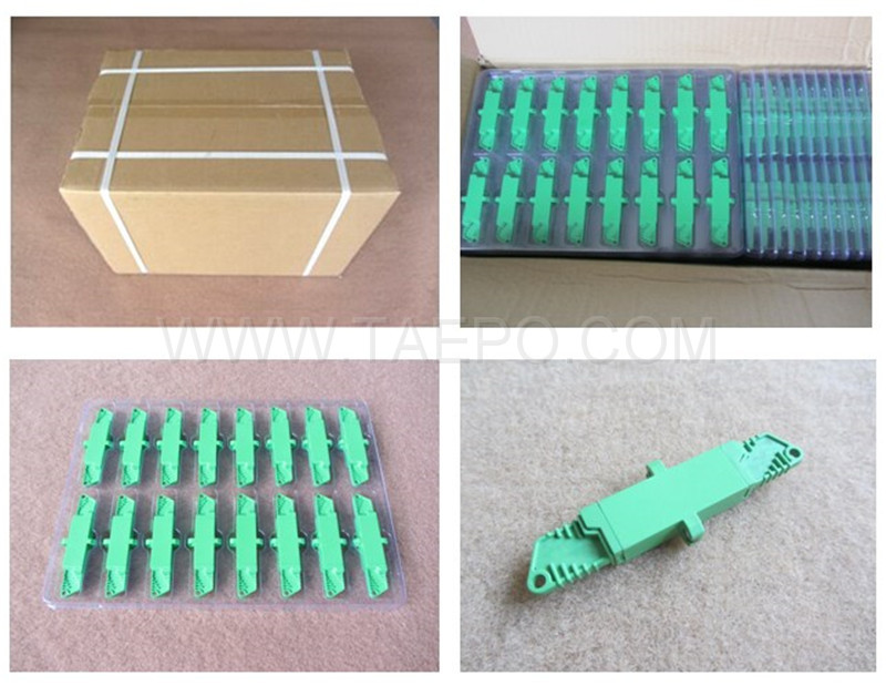 Singlemode simplex E2000/APC Fiber optic adapter - taepo.com